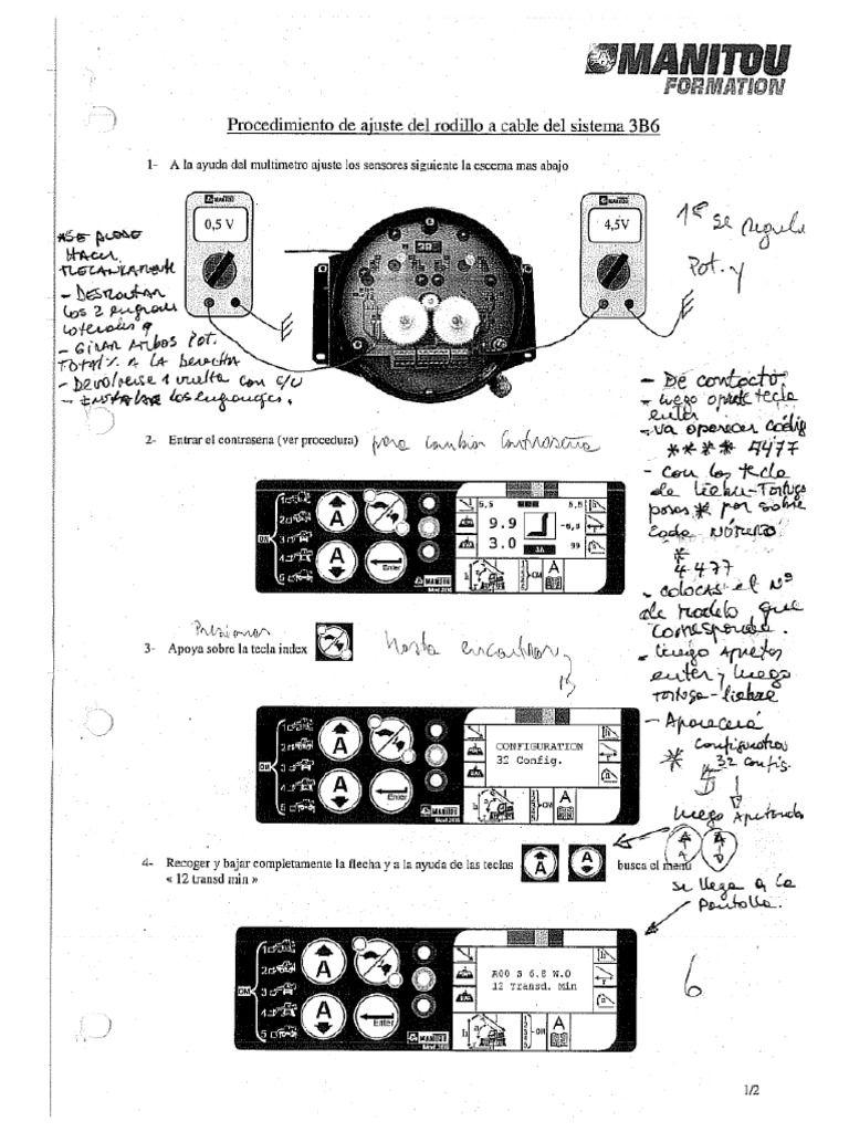 Procedimiento de Ajuste 3B6 (Manual) | PDF