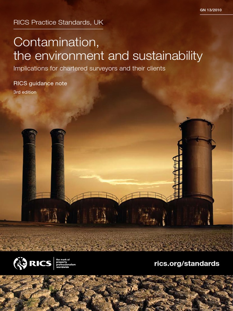 Contamination Environment Sustainability 3rd Edition Rics | PDF | Real ...