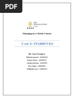 Starbucks' Global Expansion Strategy | PDF | Starbucks | Brand