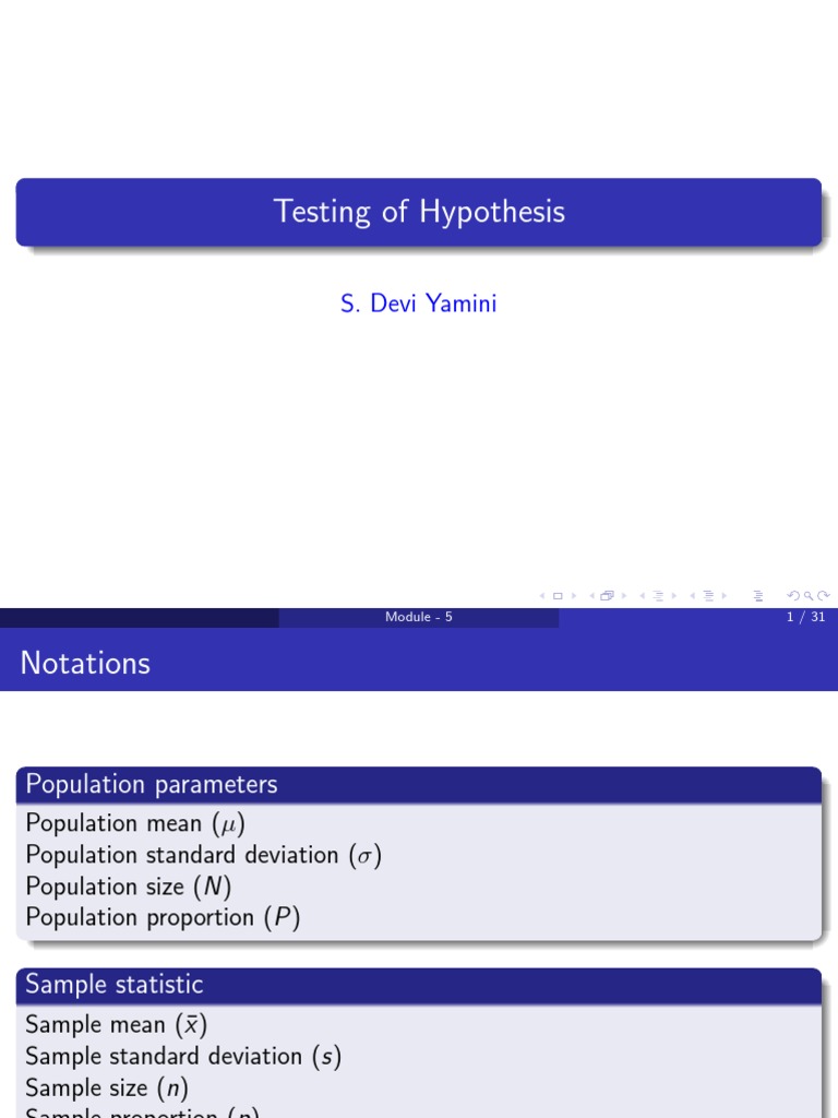Prob Stats Module 5 | PDF | Hypothesis | Statistical Significance