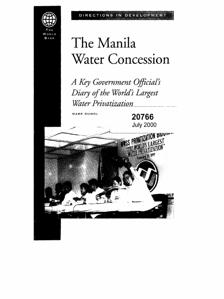 The Manila Water Concession | PDF | Corazon Aquino | Philippines