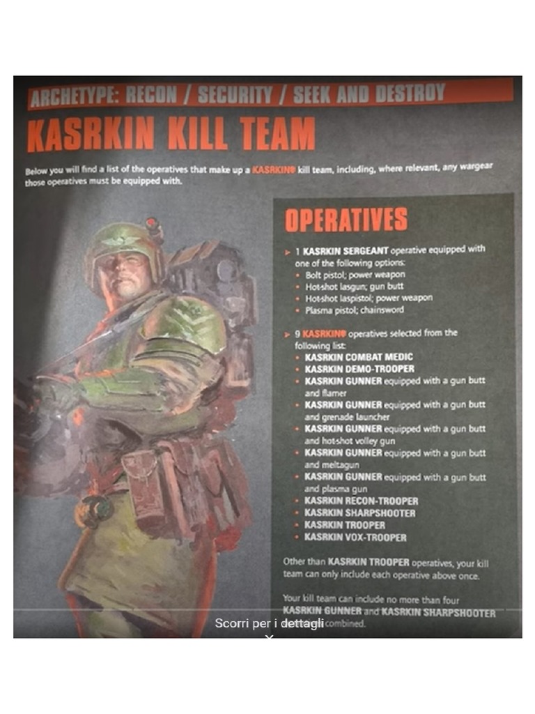 Kasrkin (Poor Quality) | PDF