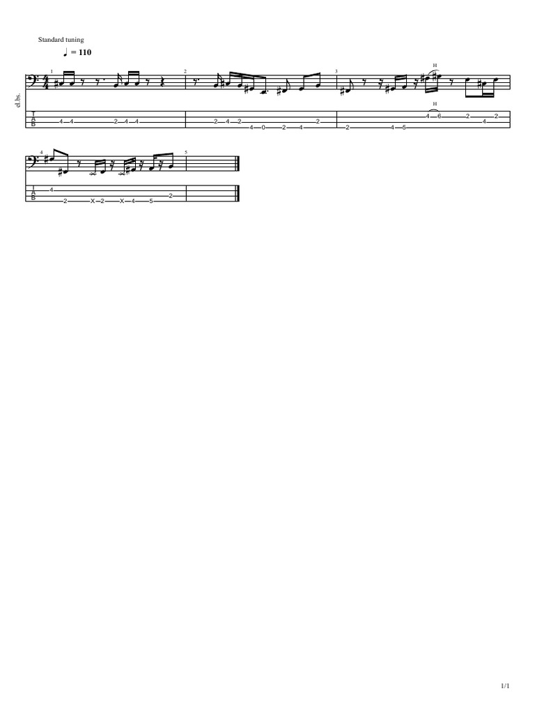 Mac Miller - What's The Use (Bassline) | PDF