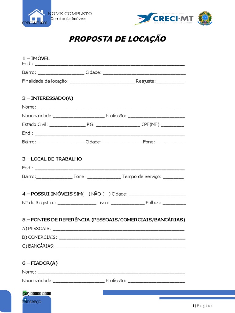 Proposta de Locacao | PDF