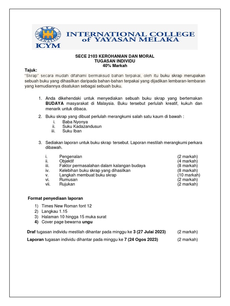 SECE 2103 Kerohanian | PDF