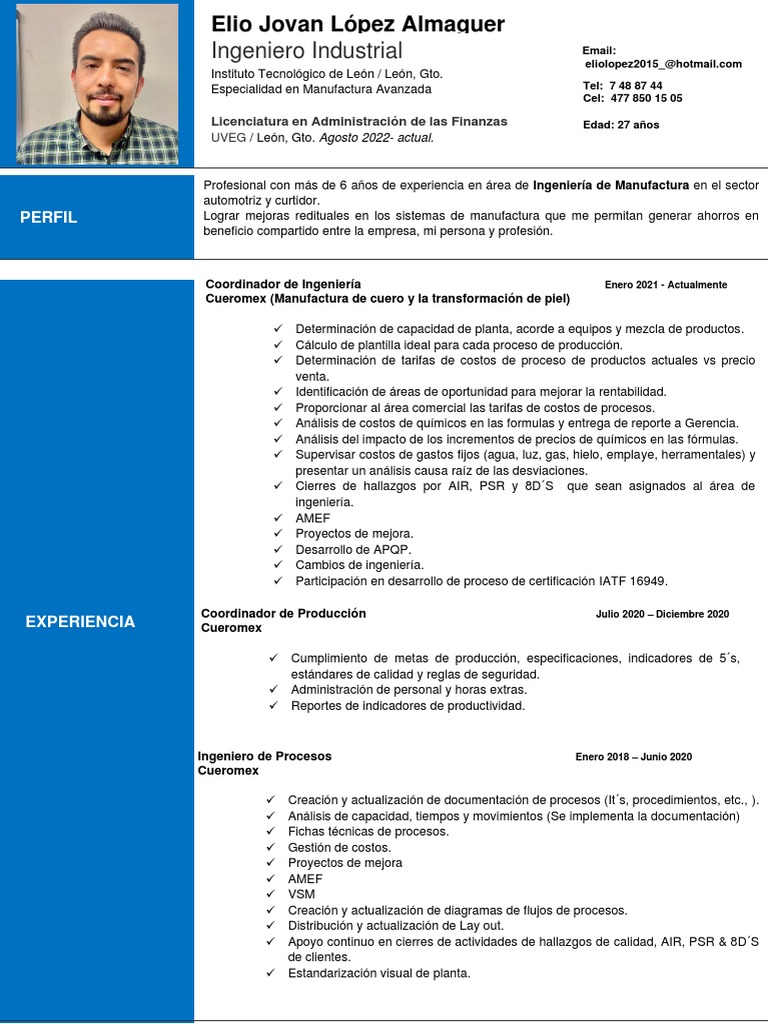 CVElio Jovan López Almaguer | PDF