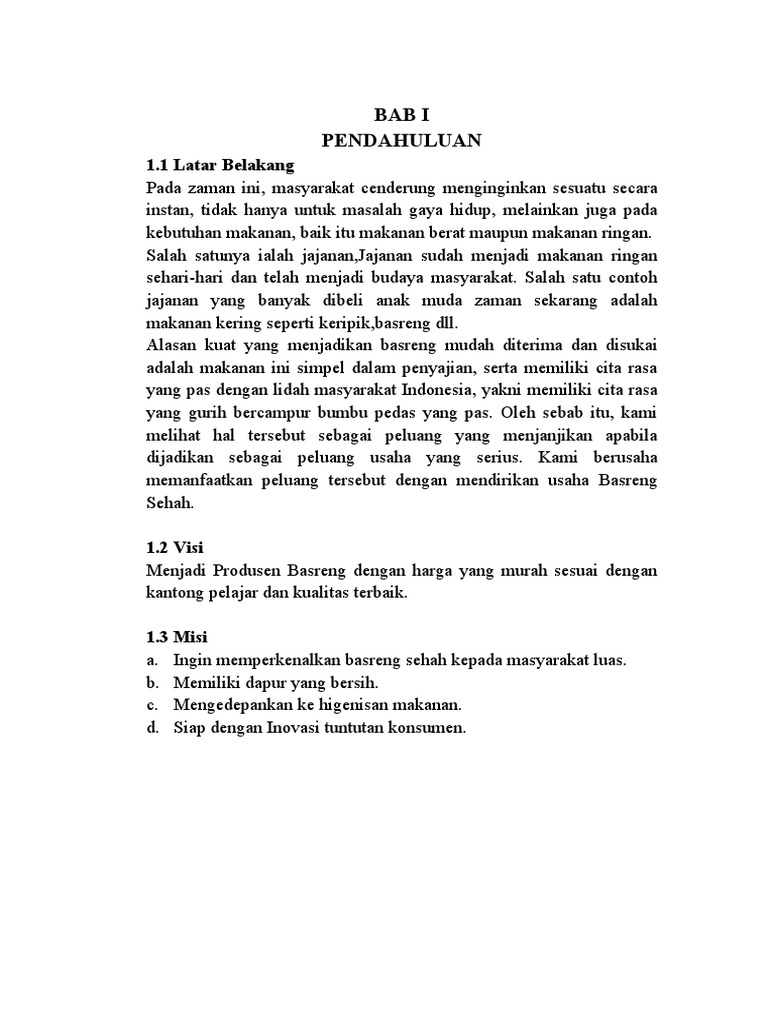 Proposal PKK Kel 8 Basreng | PDF