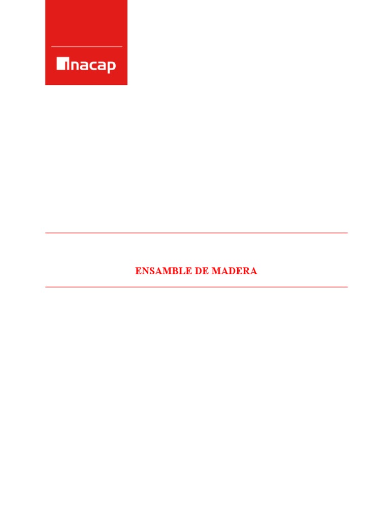Ensamble Madera | PDF