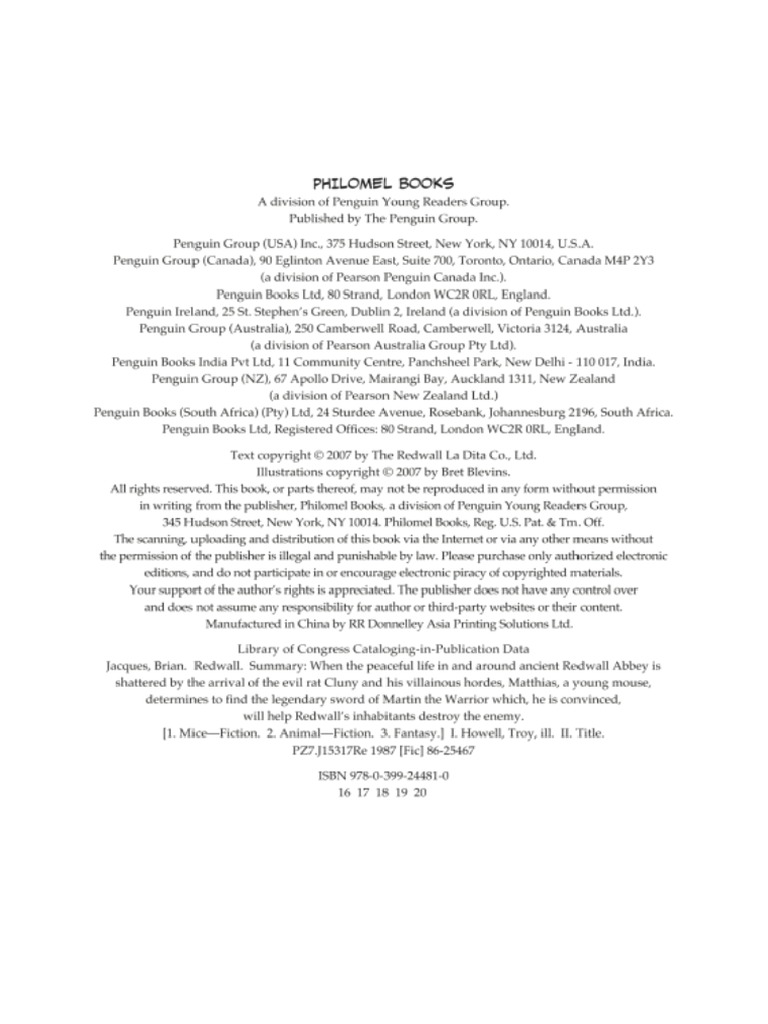 Redwall_ the Graphic Novel Paperback – Illustrated | PDF