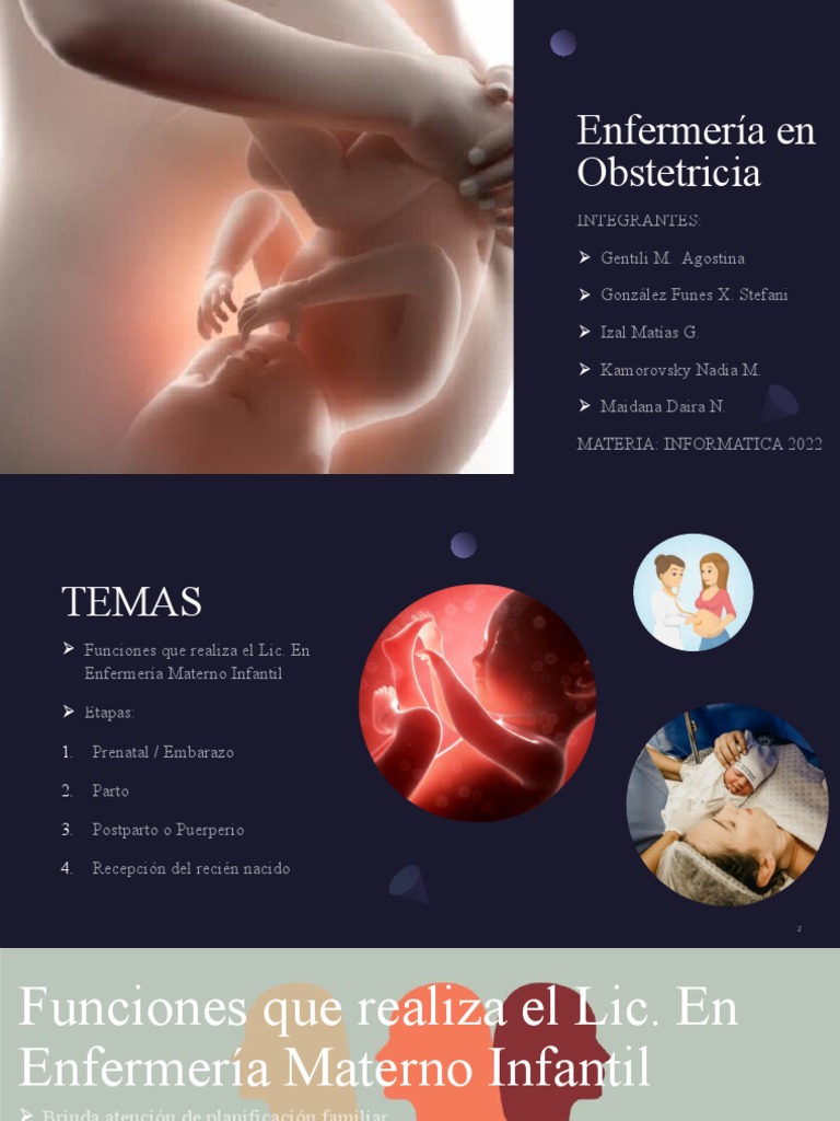Cuidados Enfermería Obstétrica | PDF | Parto | Periodo posparto
