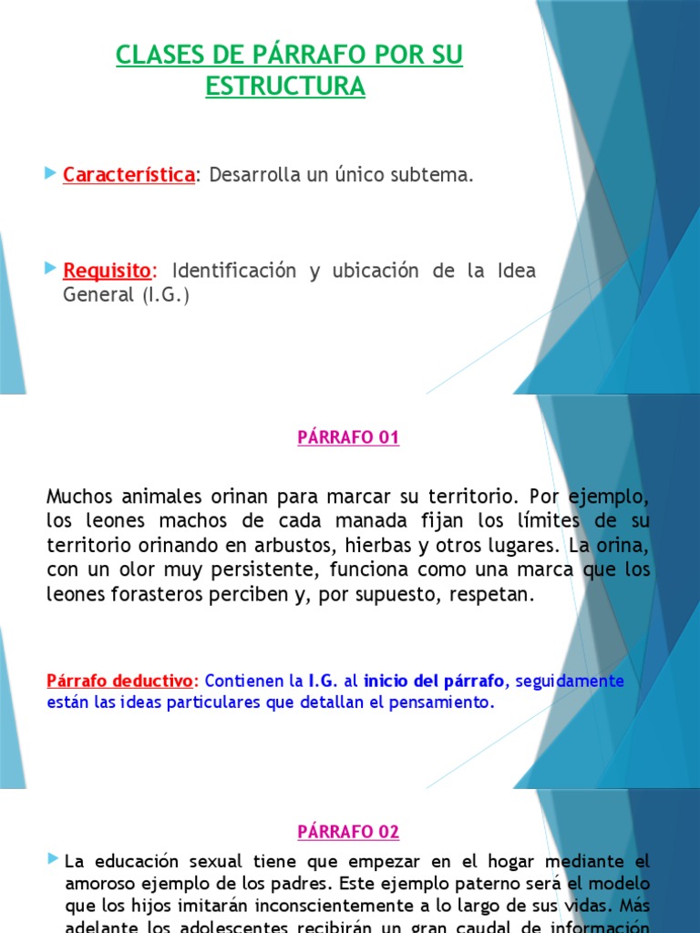 Tema 05 Estructura Del Párrafo | PDF | Temblores