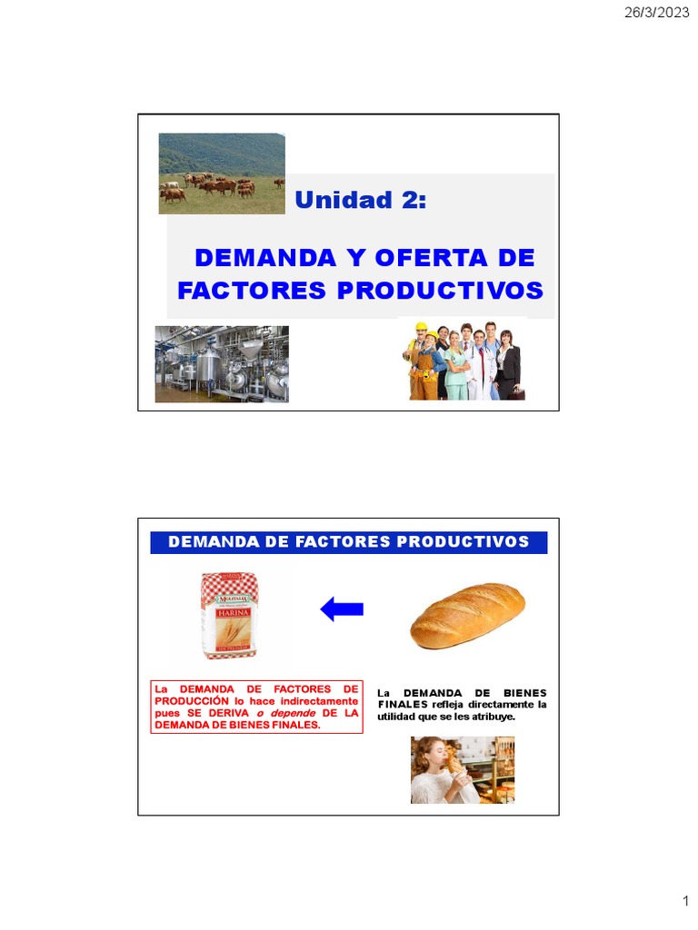 Demanda Derivada y Reglas de Marshall | Descargar gratis PDF | Oferta y ...