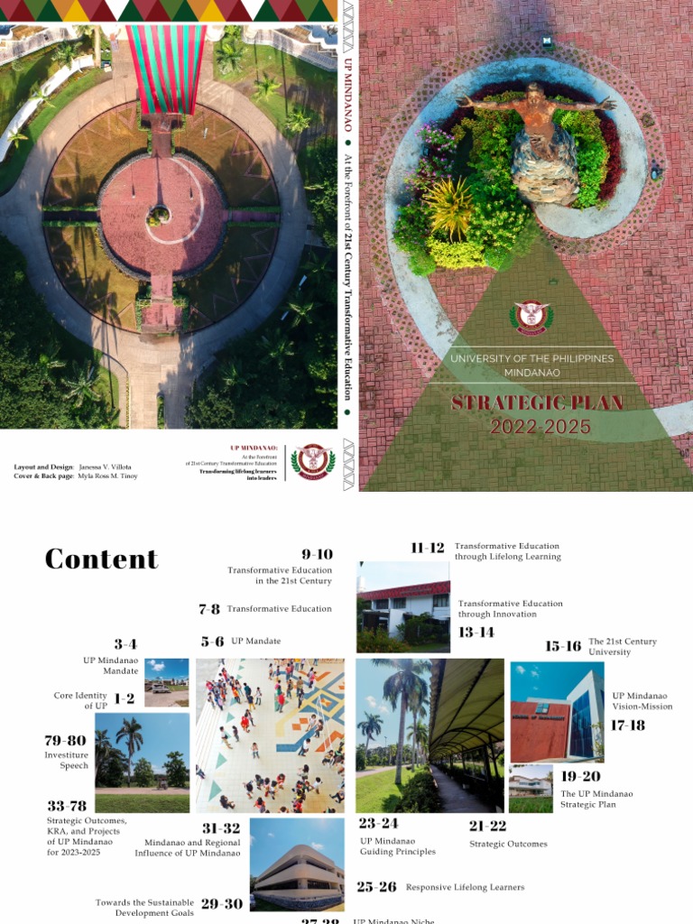 UP Mindanao Strategic Plan 2022 - 2025 | PDF