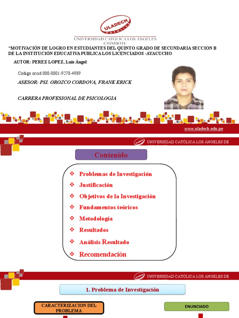 Perez Lopez Luis | PDF | Motivación | Motivacional