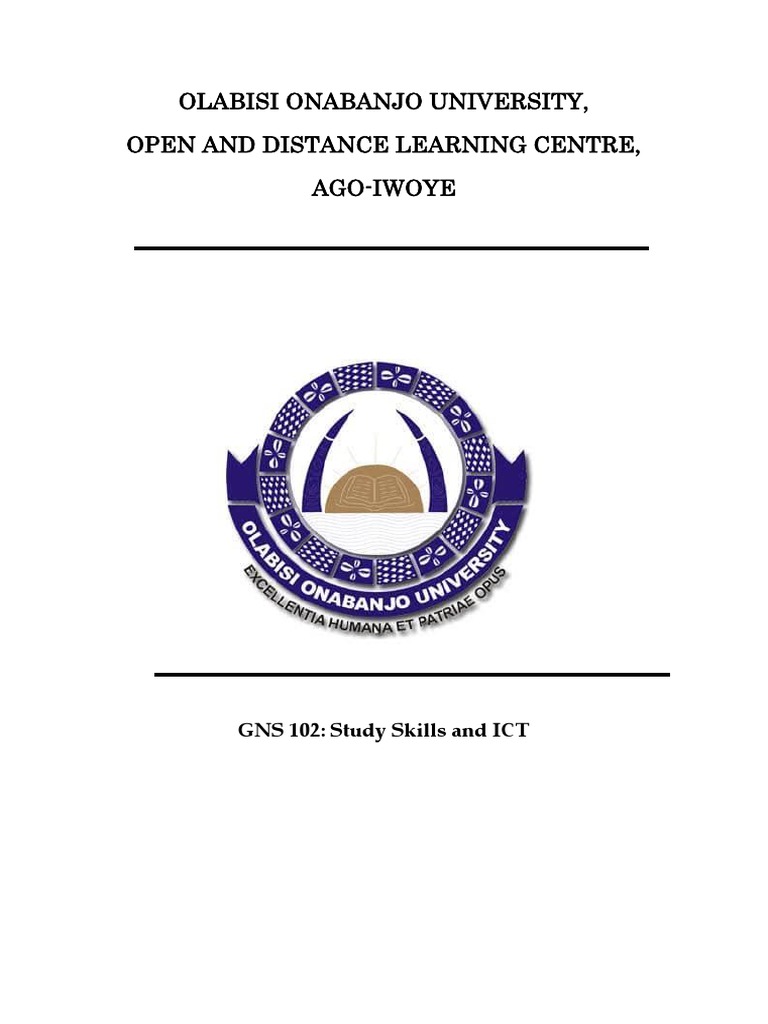 GNS 102 Original Clean | PDF | Educational Technology | Learning