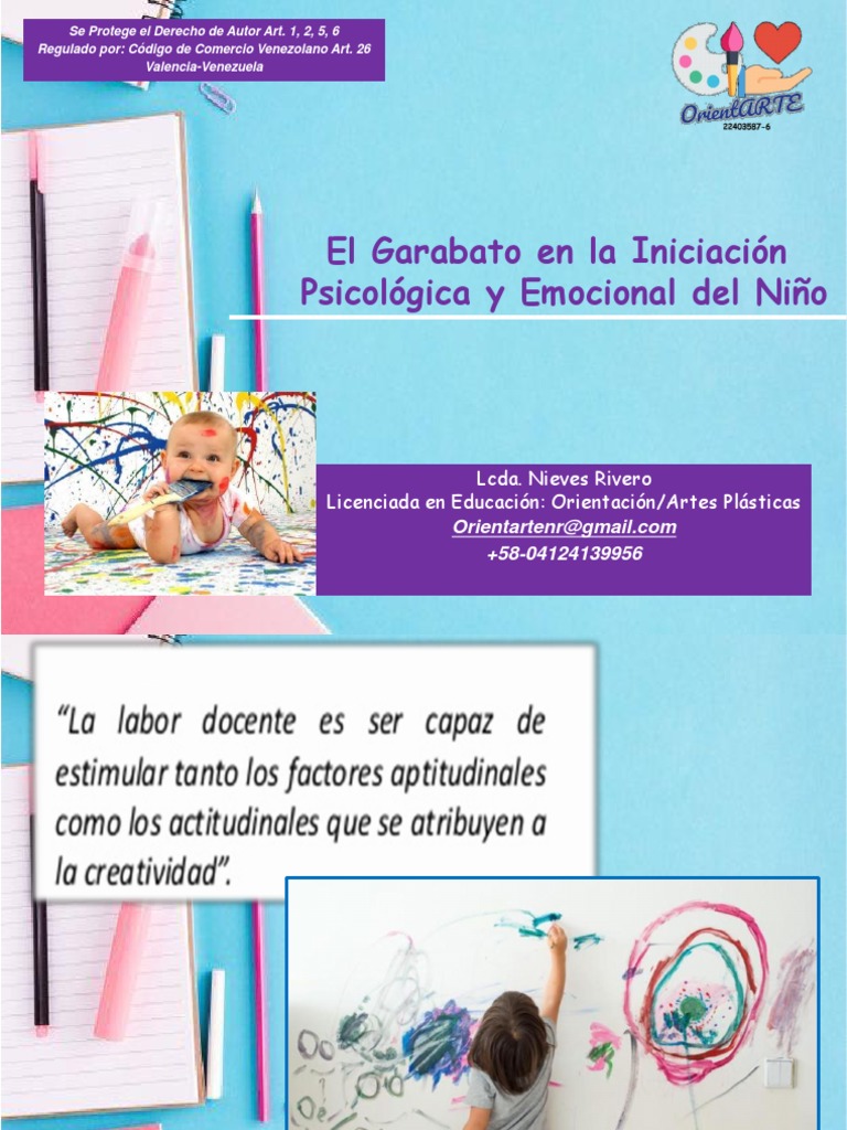 El Garabateo en La Iniciacion Psicologica y Emocional Del Niño | PDF ...