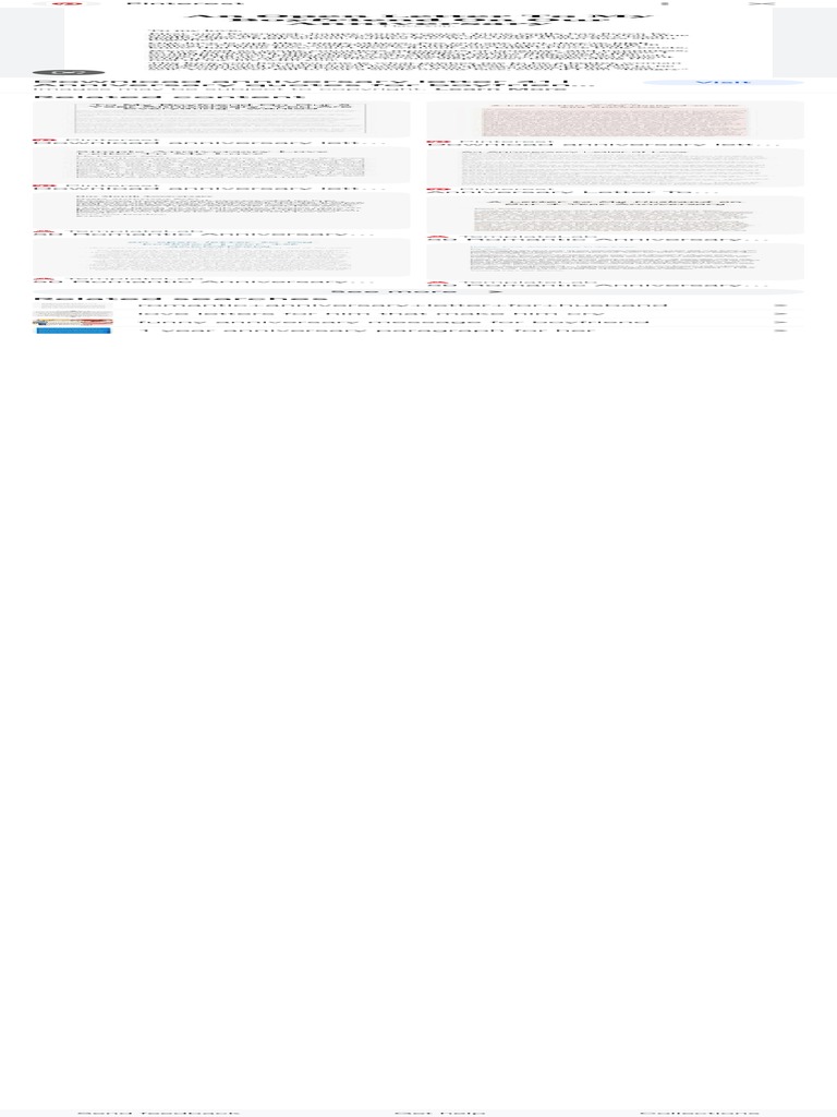 Anniversary Letter For Boyfriend - Google Search | PDF