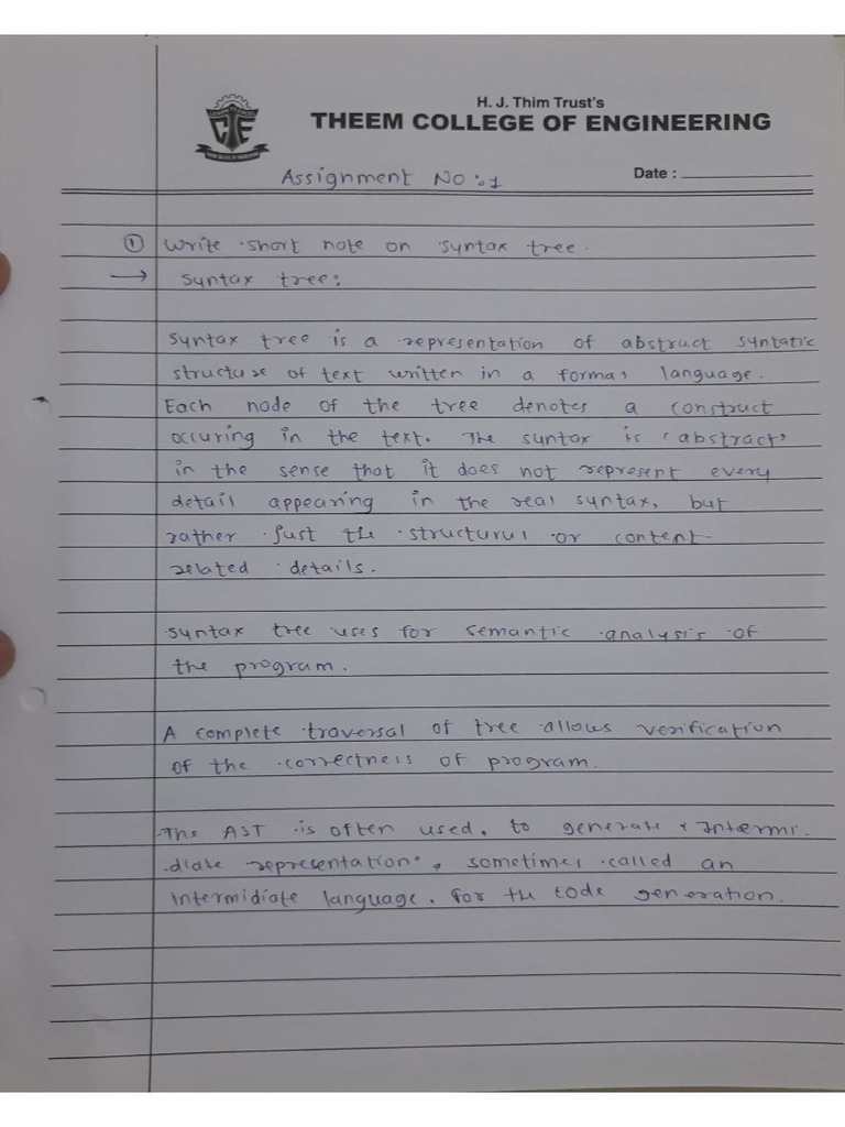 SPCC Assignment No.1 | PDF