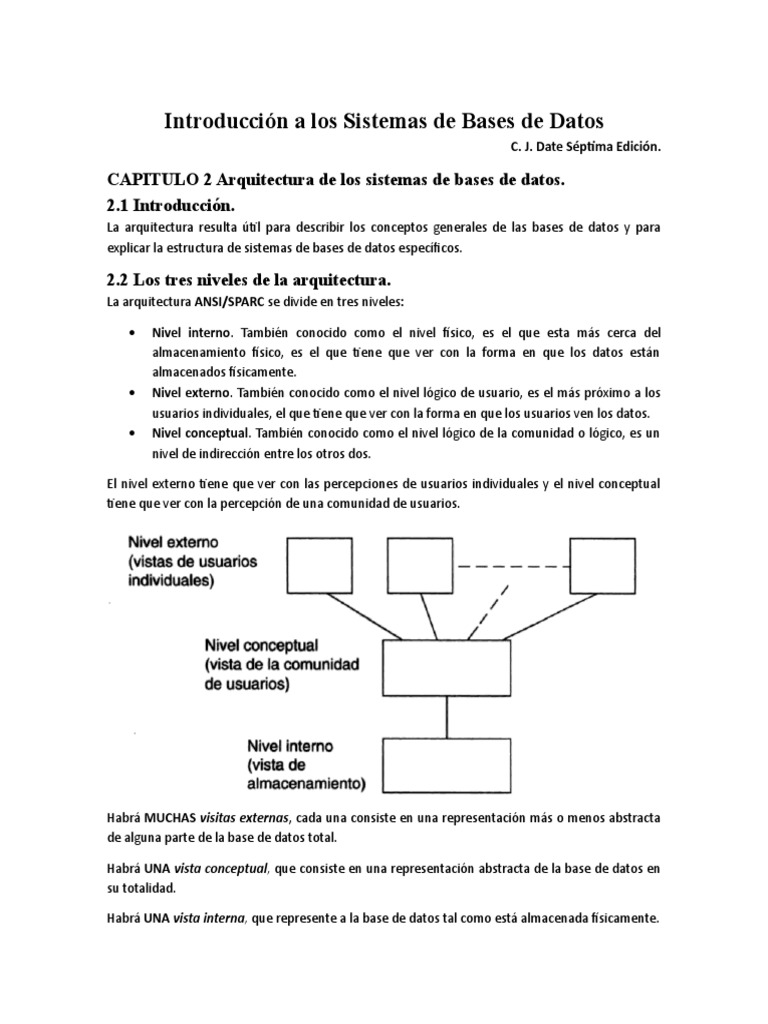 Introducción a Los Sistemas de Bases de Datosq | PDF | Bases de datos ... Introducción a Los Sistemas de Bases de Datosq | PDF | Bases de datos ...