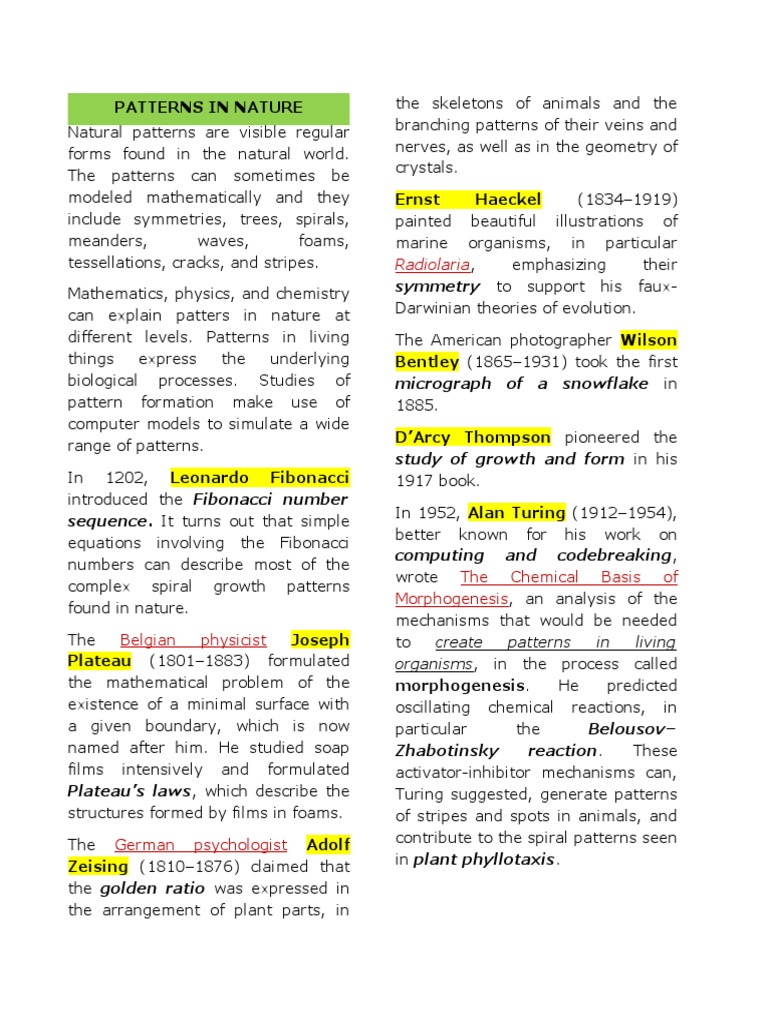 GE MMW MODULE 1 - Lesson 1 | PDF | Pattern