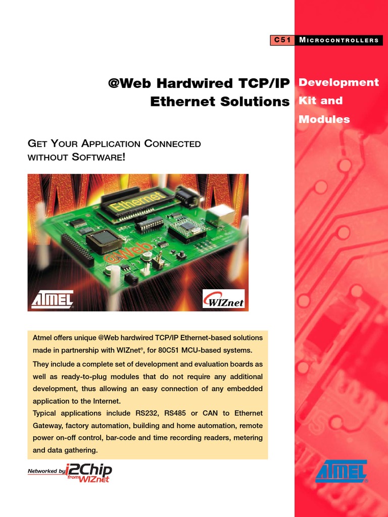 Ethernet 8051 | PDF | Microcontroller | Transmission Control Protocol