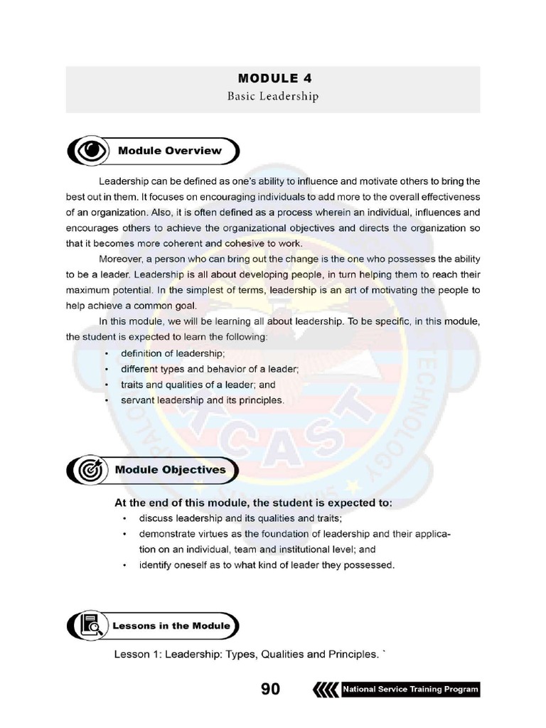 NSTP 101 - M4L1 - Final | PDF