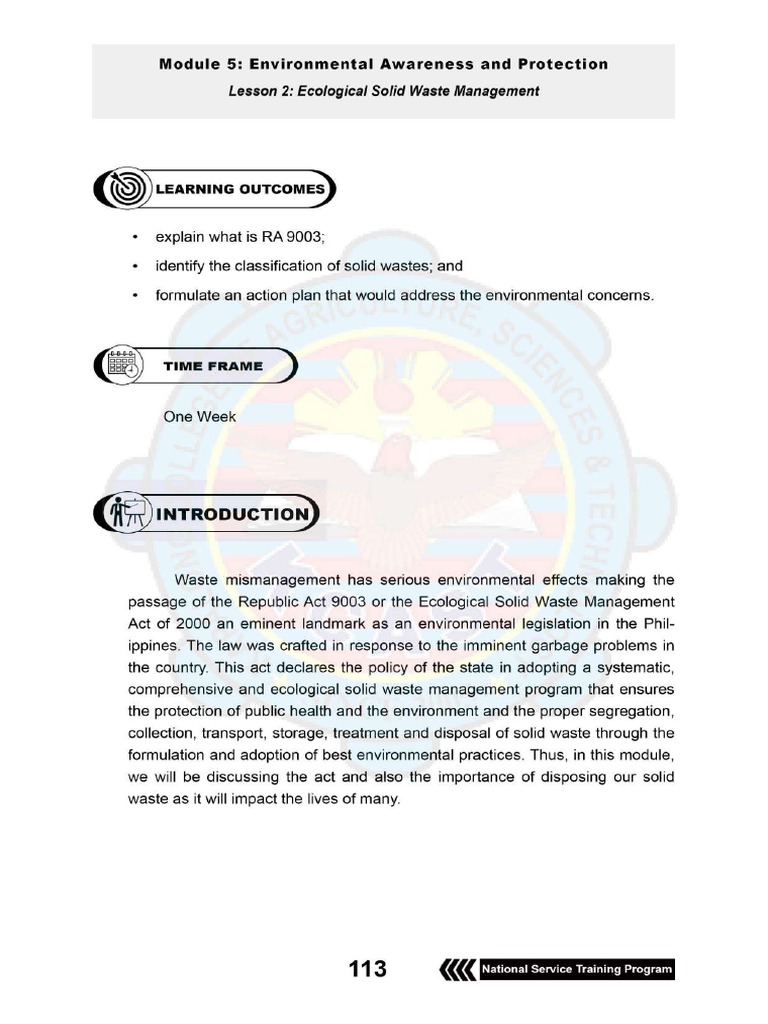 NSTP 101 - m5l2 - Final | PDF