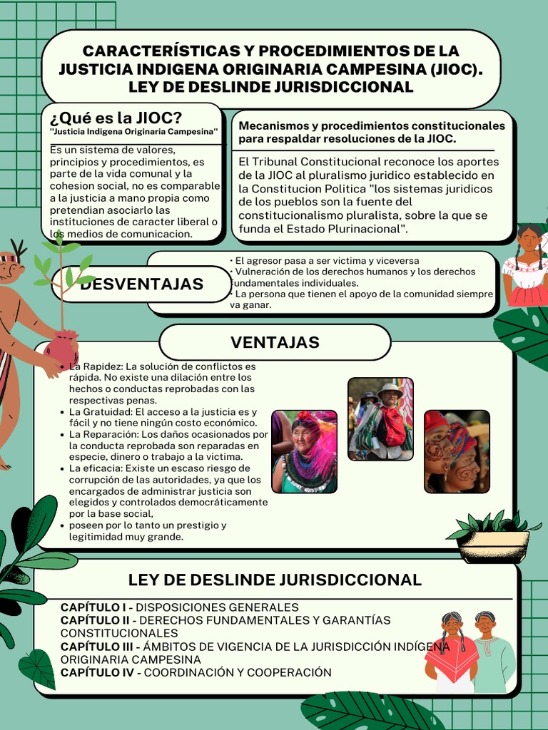 Características y Procedimientos de La Justicia Indigena Originaria Campesina | PDF