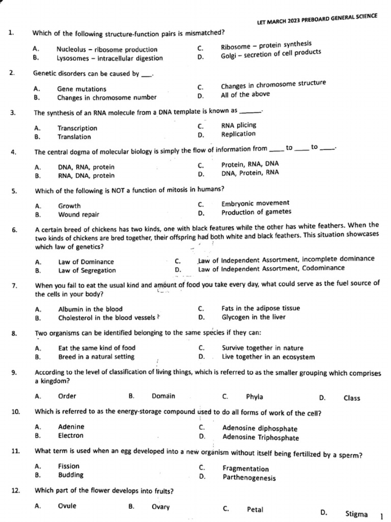 Majorship Final Coaching CBRC | PDF