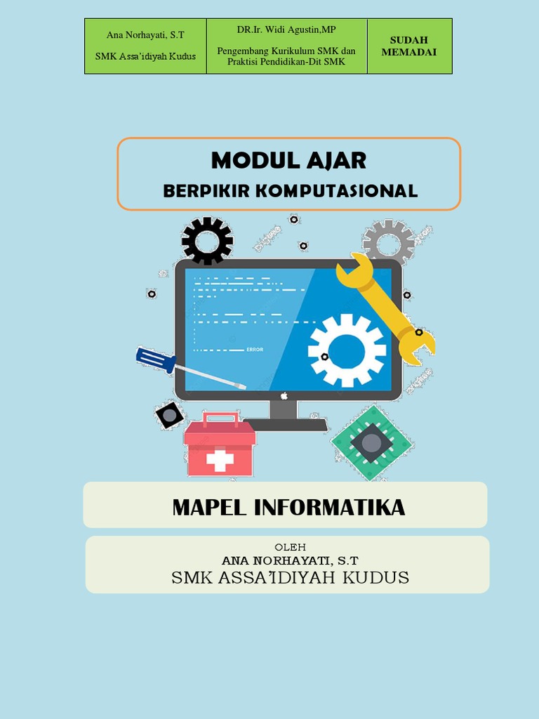 Modul Ajar Informatika - Berpikir Komputasional - Fase E | PDF | Seni