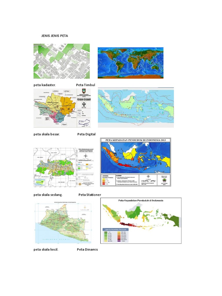 Jenis-Jenis Peta dan Fungsinya | PDF