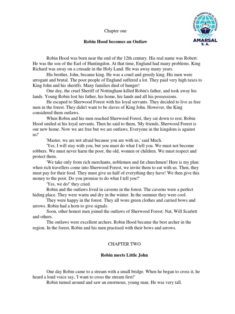 Robin Hood-Sally M. Stockton | PDF | Robin Hood