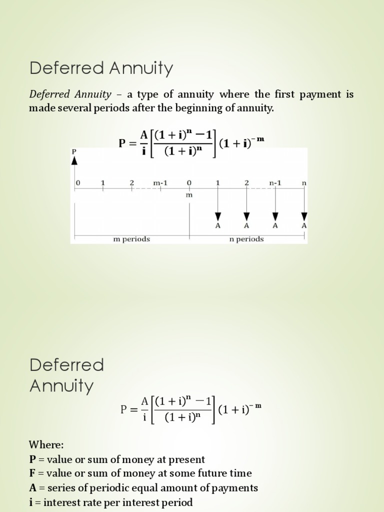 Understanding Deferred Annuities | PDF