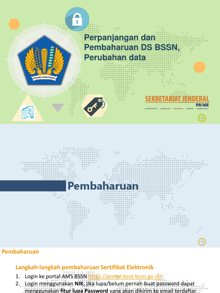 Panduan Perpanjangan Dan Perubahan Data BSSN | PDF