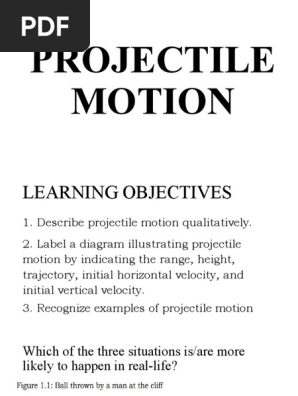 A Guide To Understand Projectile Motion With Reallife