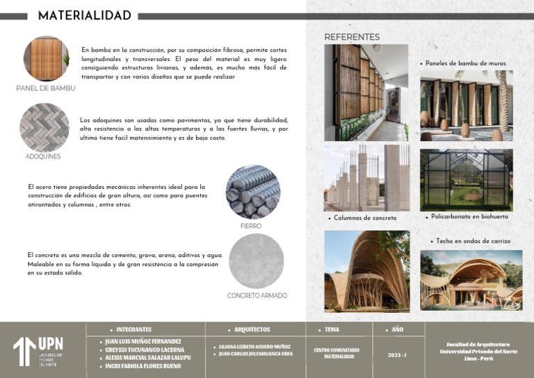 MATERIALIDAD | PDF | Hormigón | Materiales