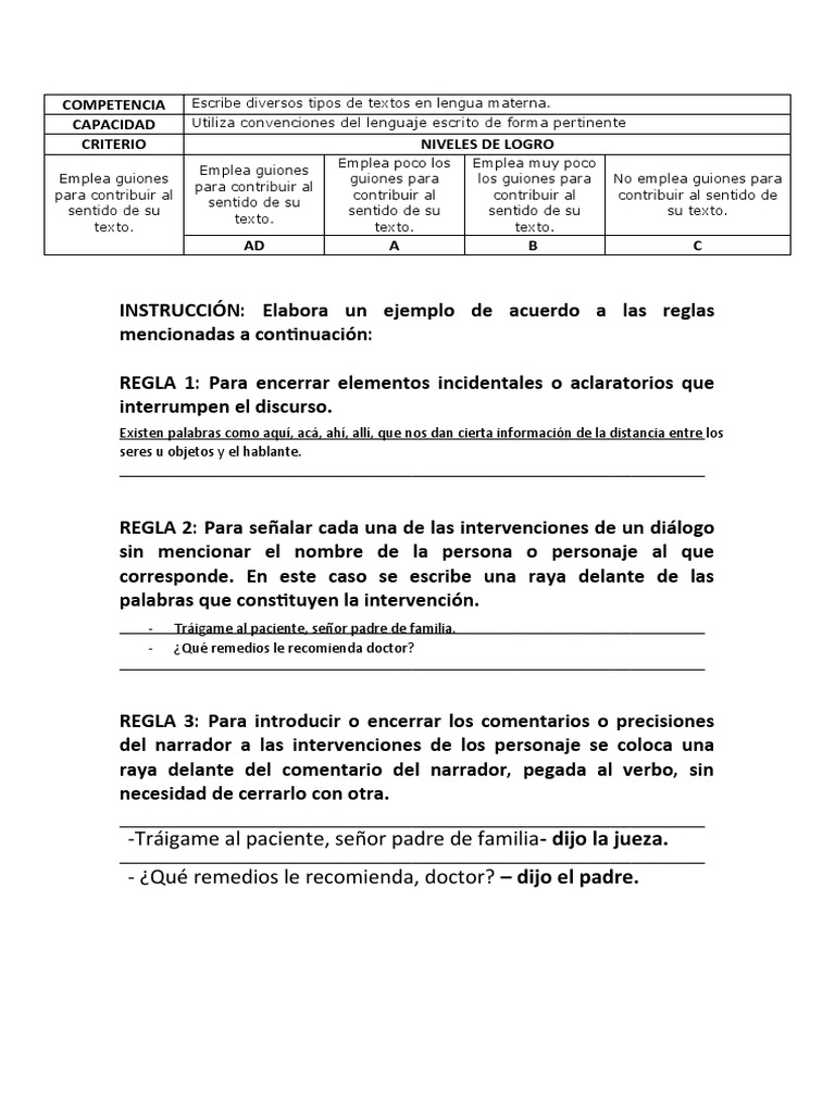 Tema 06 - El Guion Largo o Raya - María José Anticona | PDF ...