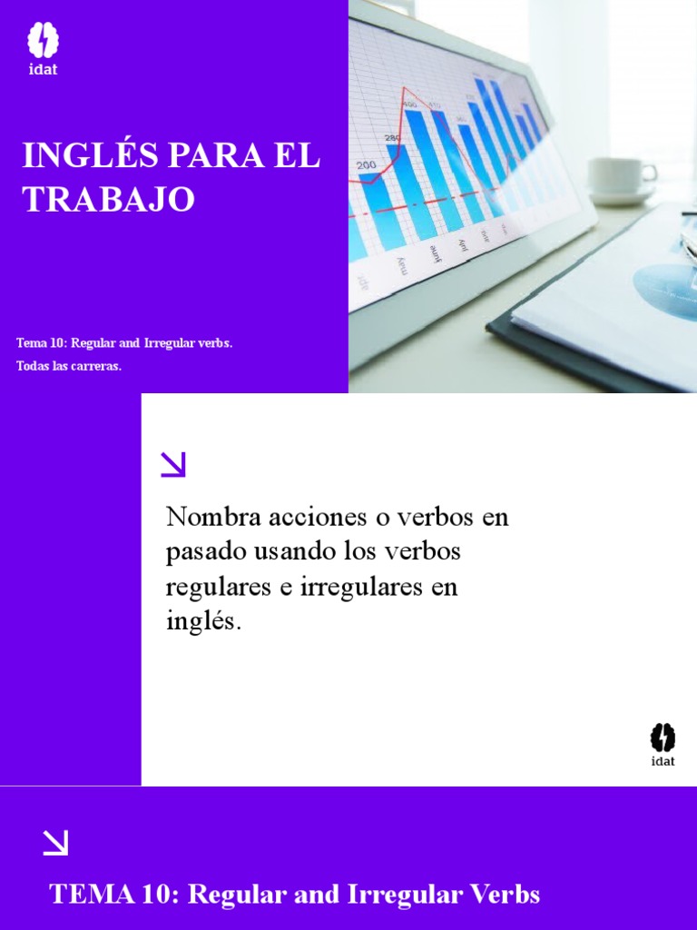 Verbos Regulares e Irregulares en Inglés | PDF