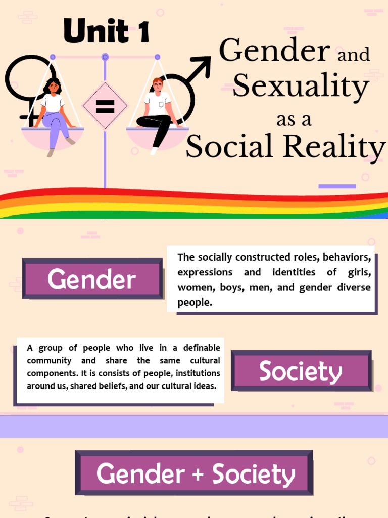Gender and Sexuality as Social Constructs | PDF | Gender | Gender Studies