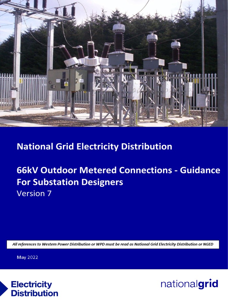 66kV Outdoor Metered Connection Guide | PDF | Electrical Substation ...