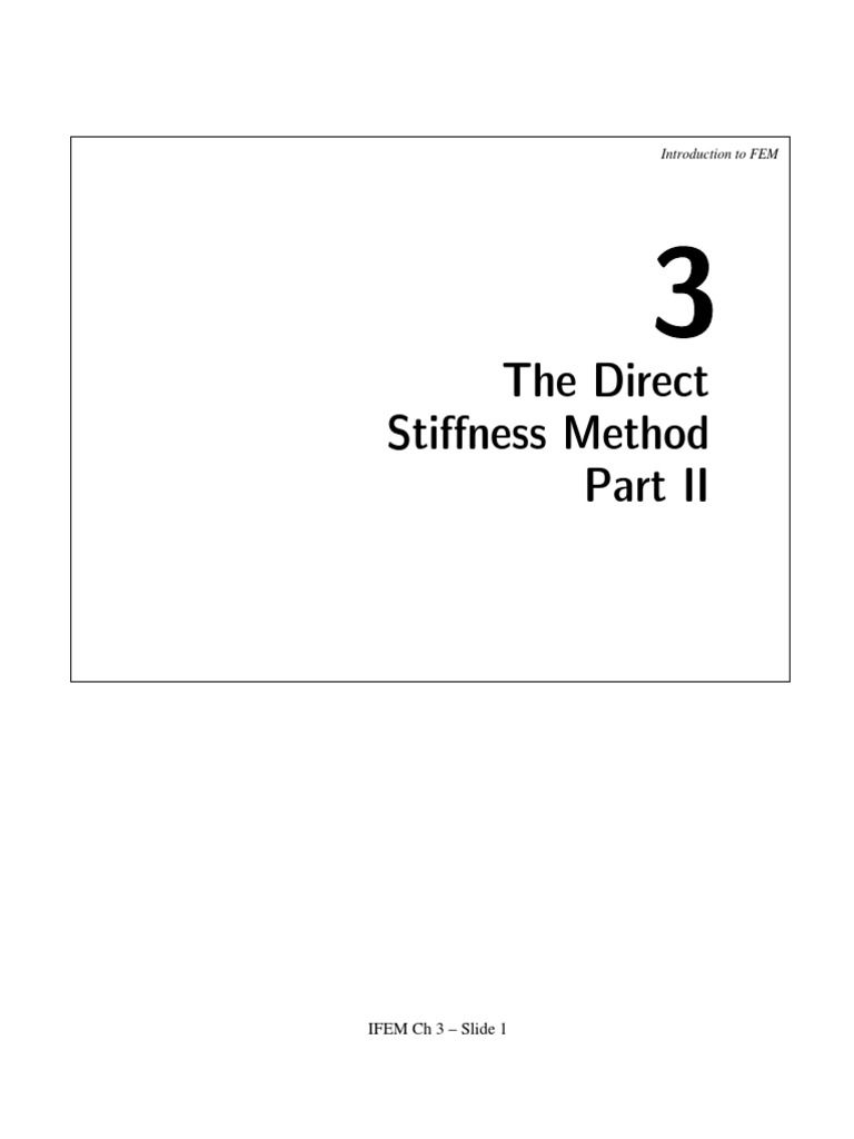 IFEM Ch03 | PDF | Finite Element Method | Mathematical Concepts