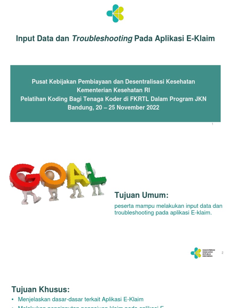 MPI.4 - Materi Input Data Dan Troubleshooting Pada Aplikasi E-Klaim - Rev - Kirim - PST | PDF ...