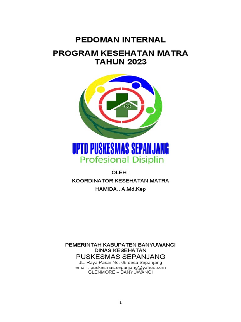 Pedoman Internal Matra | PDF