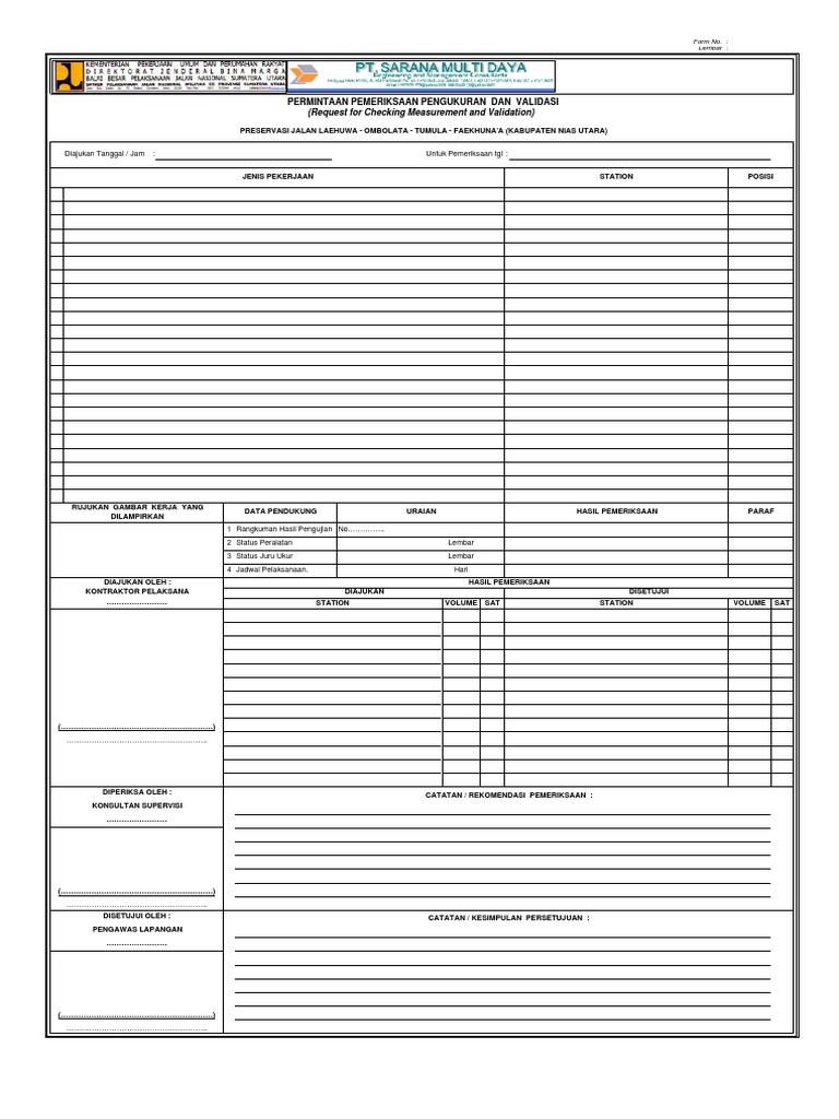 FORMAT REQUEST Checking | PDF