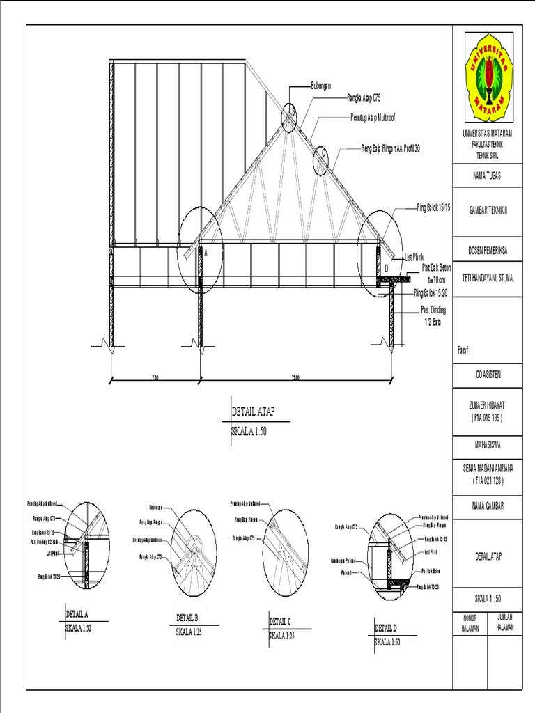 Tubes Detail Atap | PDF