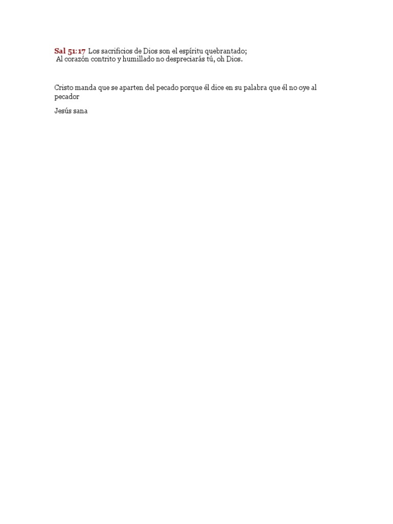 Dios Oye Al Pecador Pdf