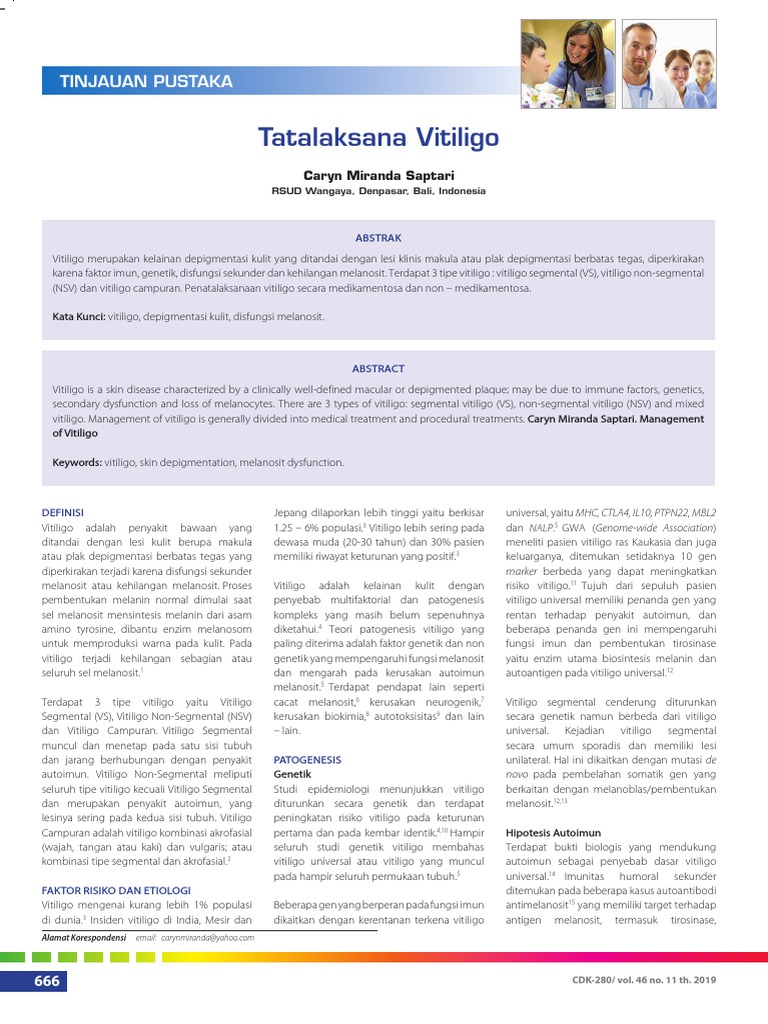Tatalaksana Vitiligo | PDF