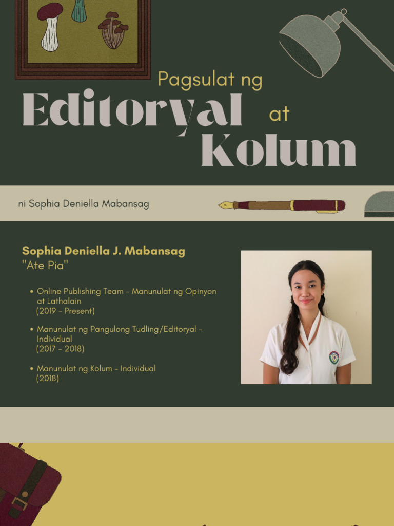 Pagsulat NG Editoryal at Kolum | PDF