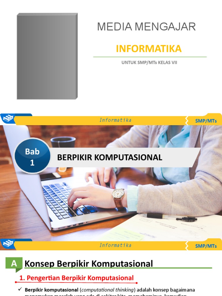 Bab 1 - Berpikir Komputasional Ok | PDF