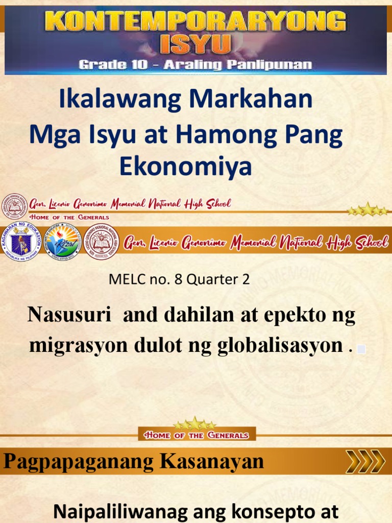 Migrasyon PPT Melc 8 LESSON 3 | PDF